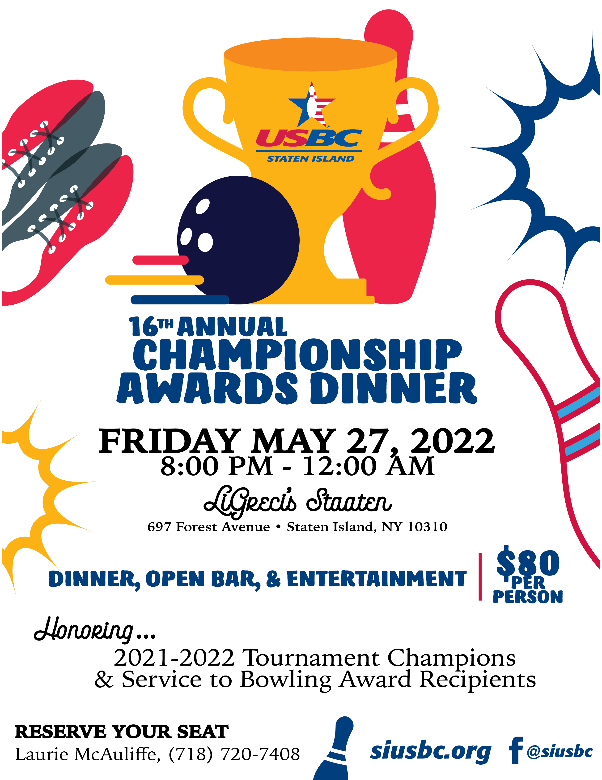 Championship Awards Dinner – Staten Island USBC